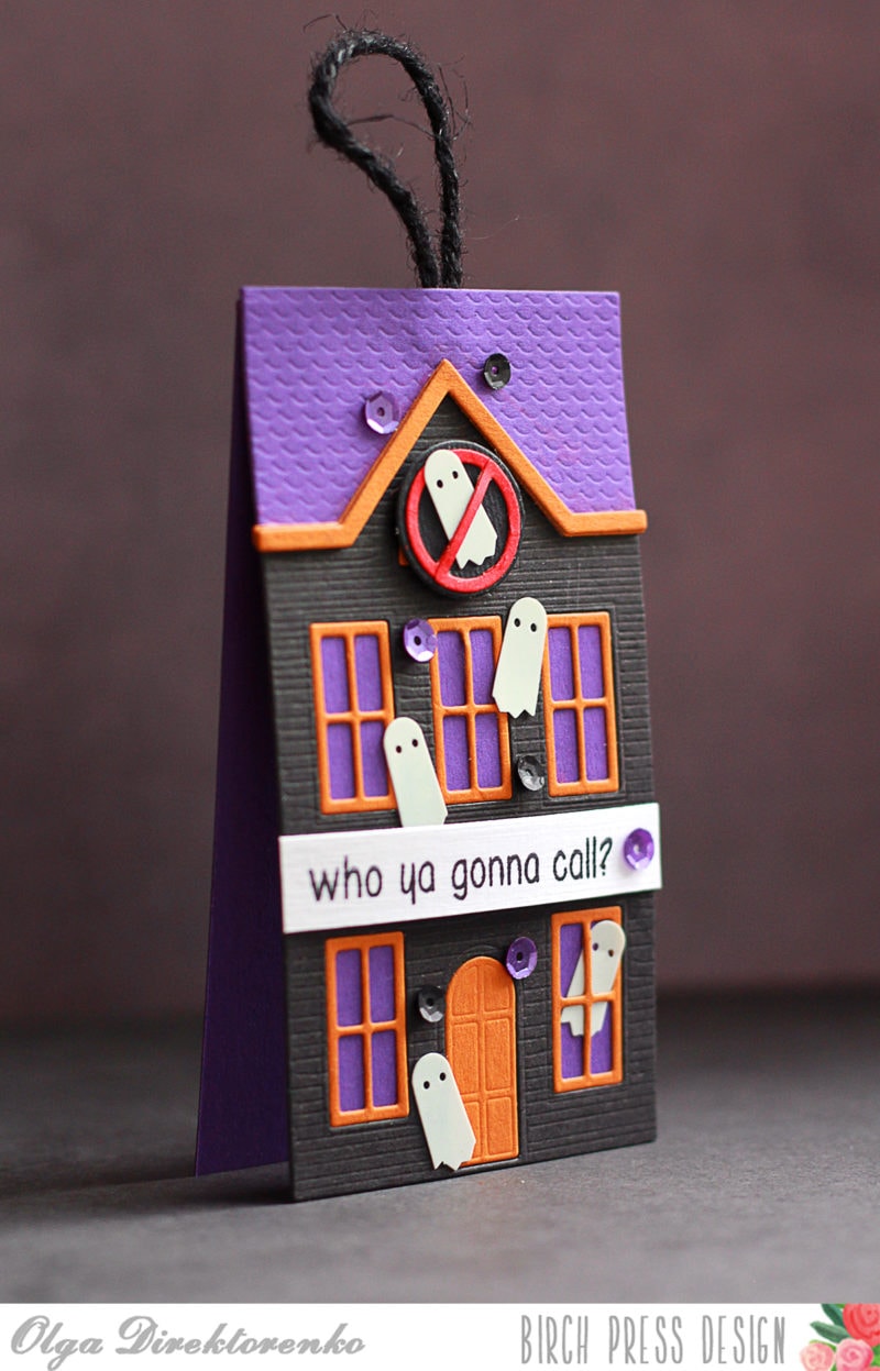 Haunted House Tag | by Olga – Birch Press Design