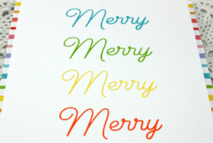 Merry Rainbow Christmas | by Tracey McNeely – Birch Press Design