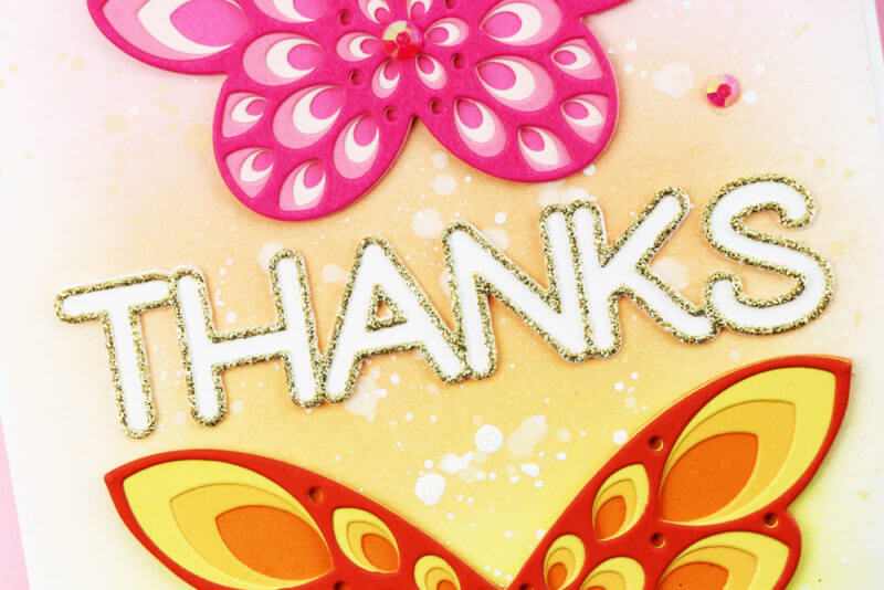 Butterfly Thanks by Jeanne Jachna – Birch Press Design