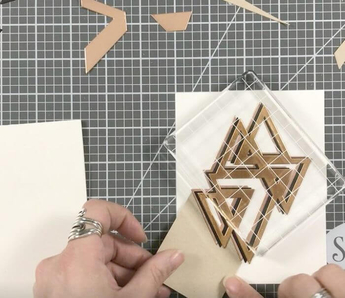 Prismatic Triangle Layering Dies | By Desiree Kuemmerle – Birch Press ...