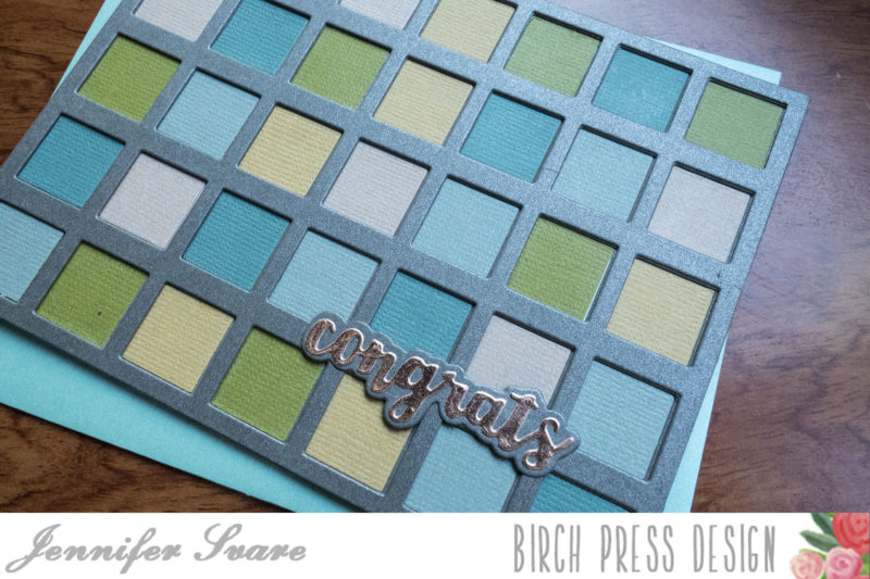 Color Block Congratsby Jennifer Svare – Birch Press Design
