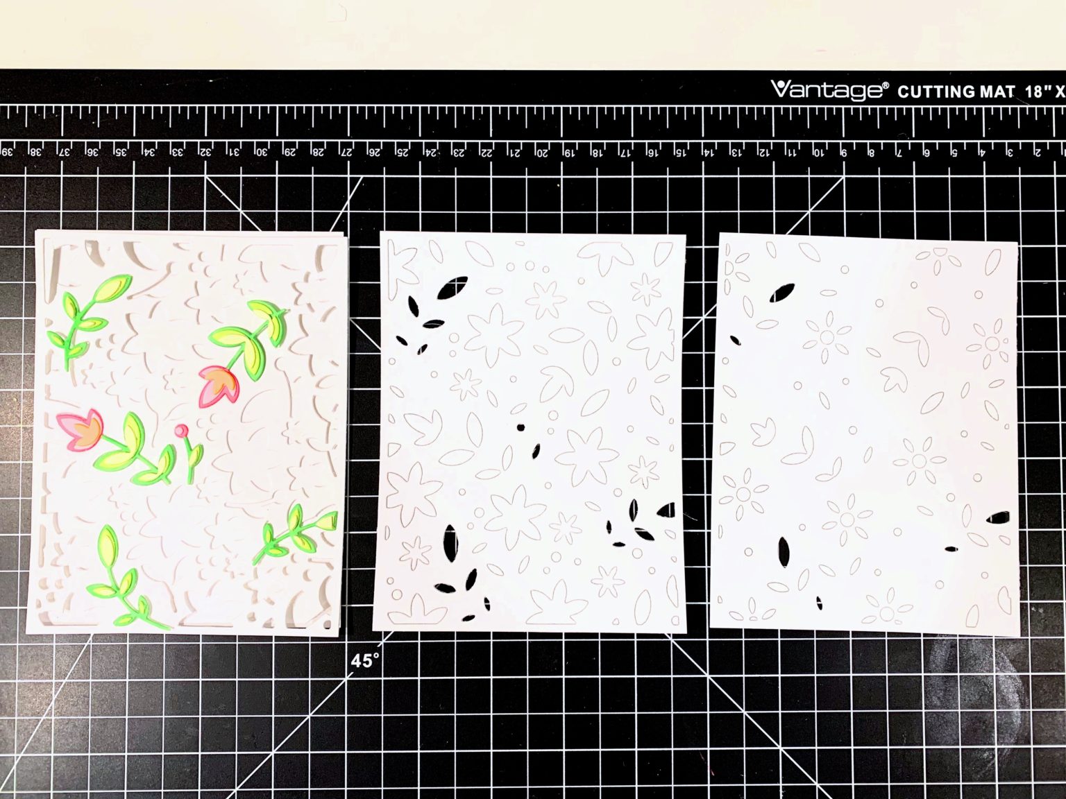 Dimensional Card Using Die Cut Negatives | By Leigh Houston – Birch ...