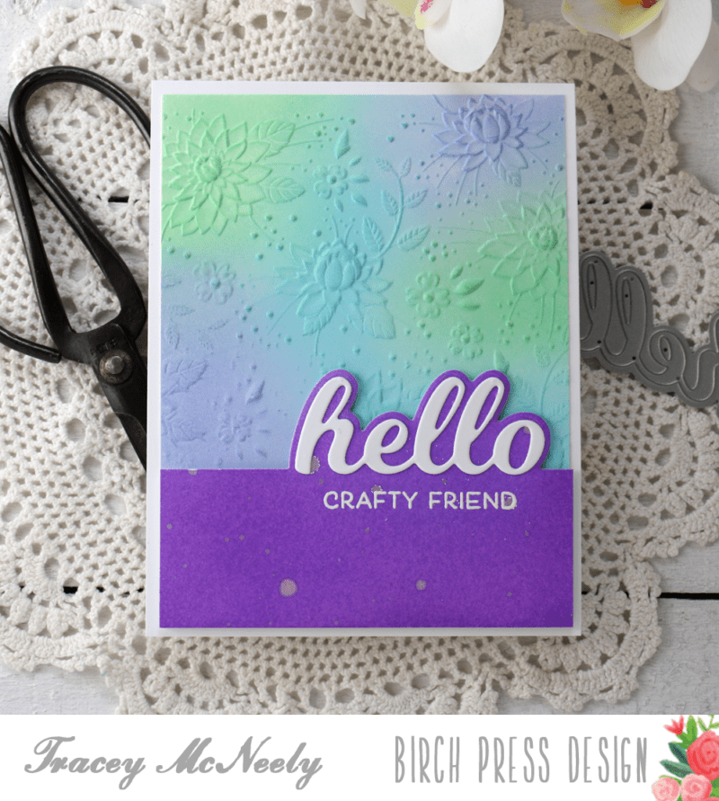 Using Thick Embossing Plates | by Tracey McNeely – Birch Press Design