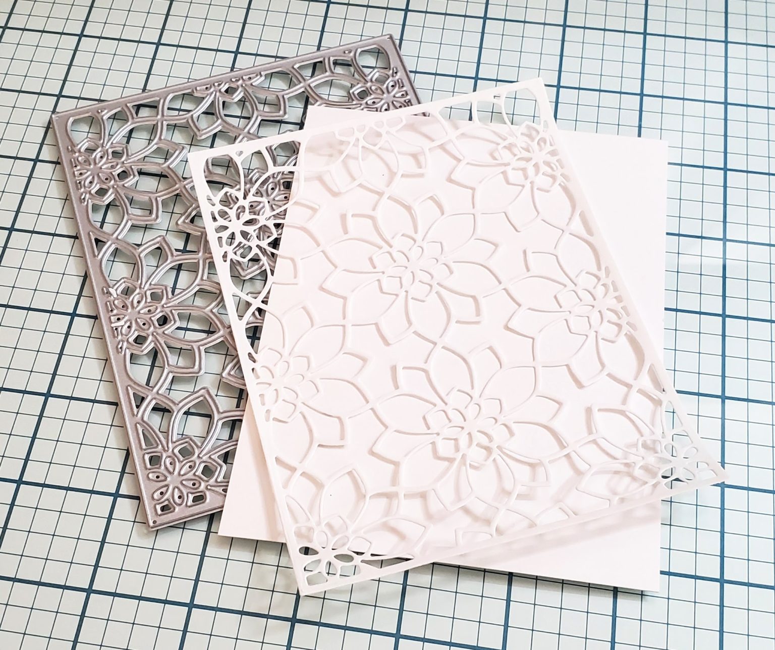 Stenciled Viola Plate | By Seeka – Birch Press Design