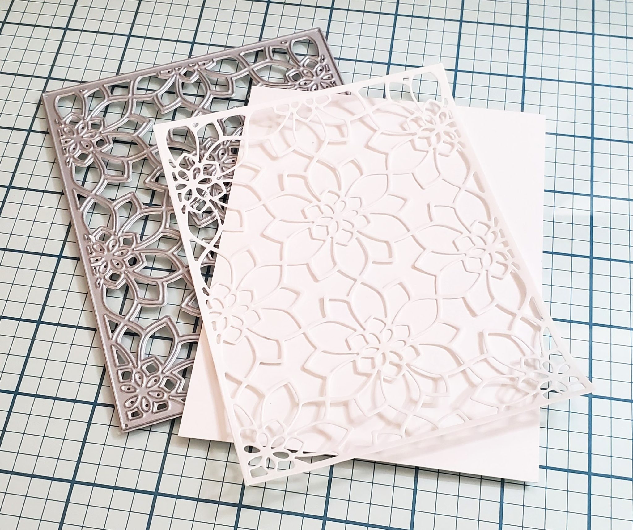 Stenciled Viola Plate | By Seeka – Birch Press Design