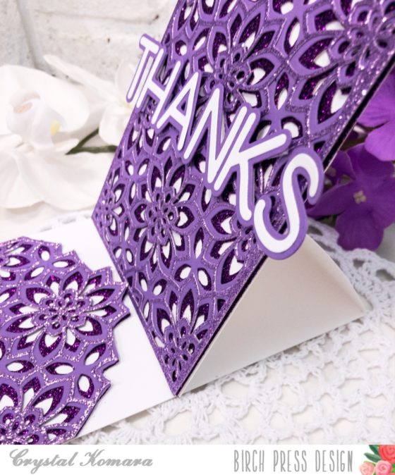 Easel Card w/ Viola Layering Plates | by Crystal Komara – Birch Press ...