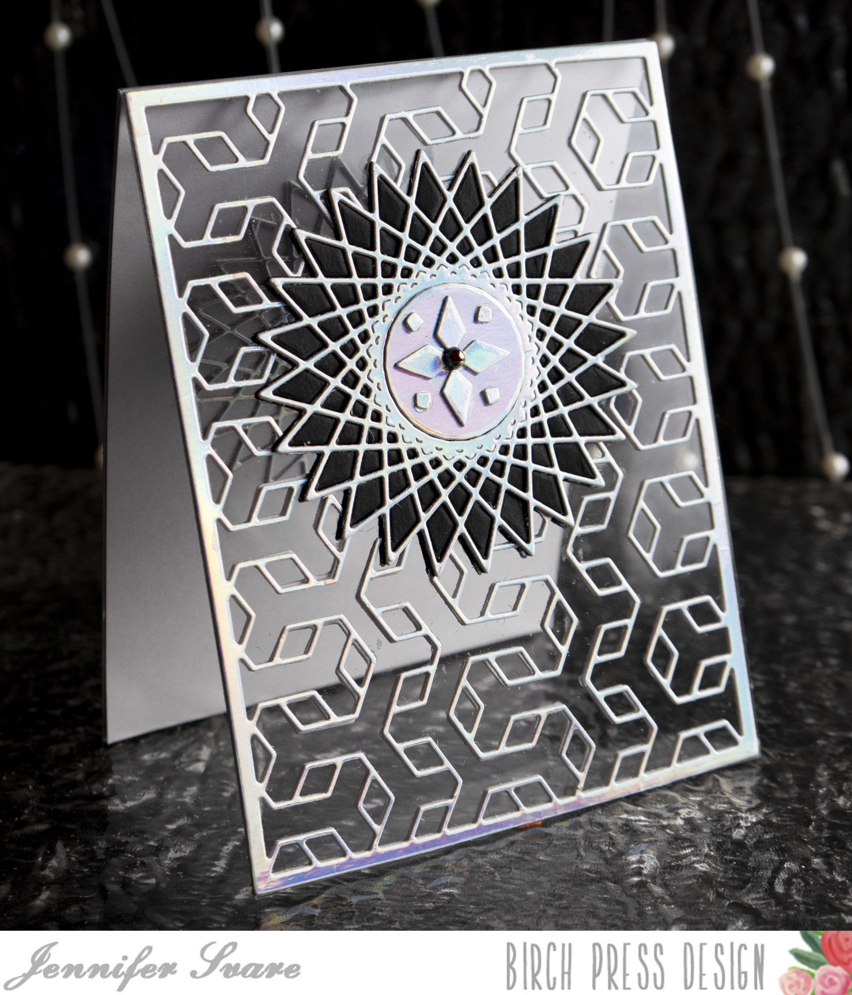 Holographic See-Through Card | by Jennifer Svare – Birch Press Design