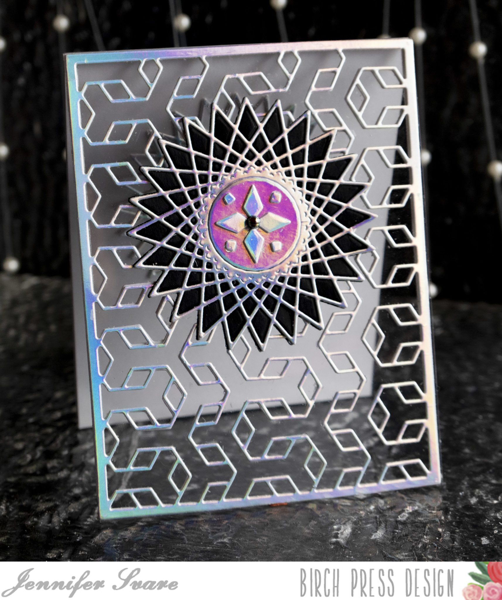 Holographic See-Through Card | by Jennifer Svare – Birch Press Design