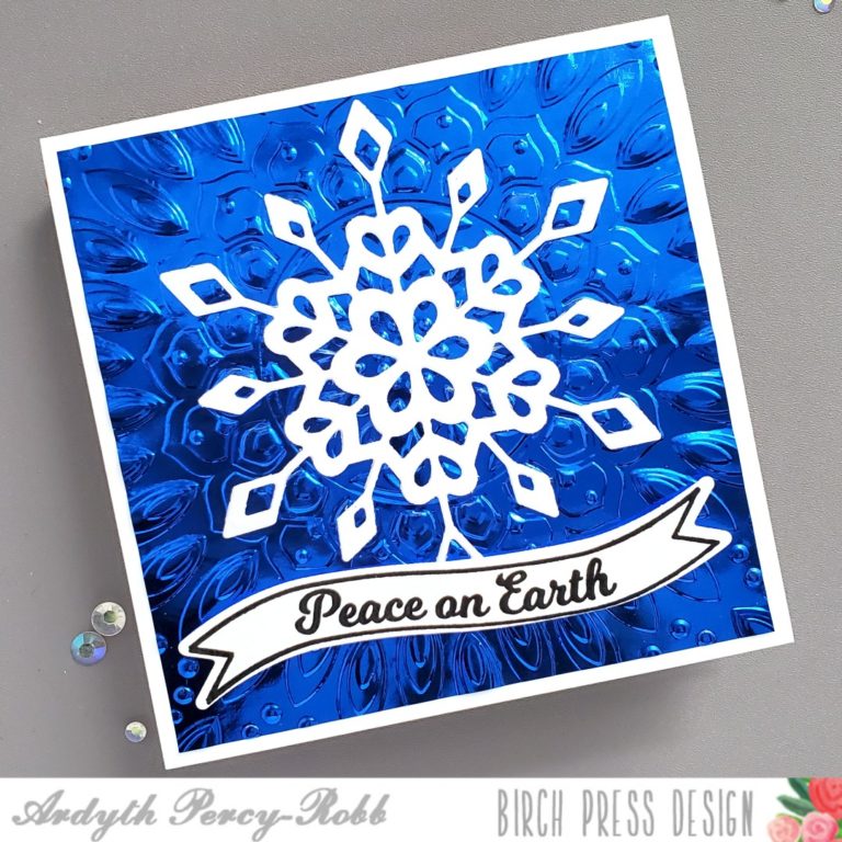 Using Foil Paper with Embossing Folders | by Ardyth – Birch Press Design