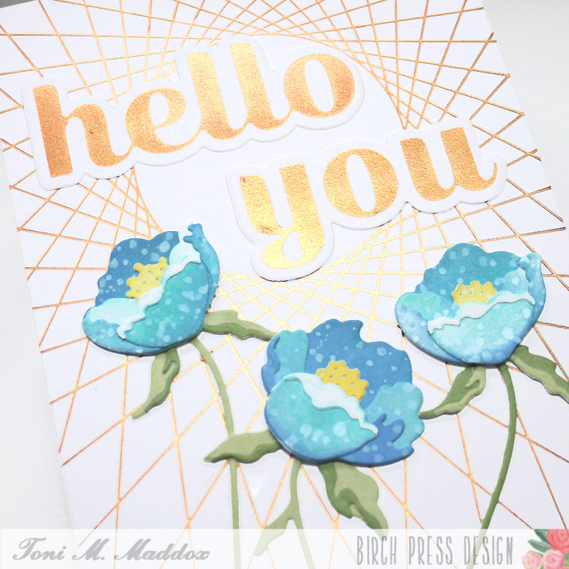Foiled String Art Hello | By Toni M Maddox – Birch Press Design