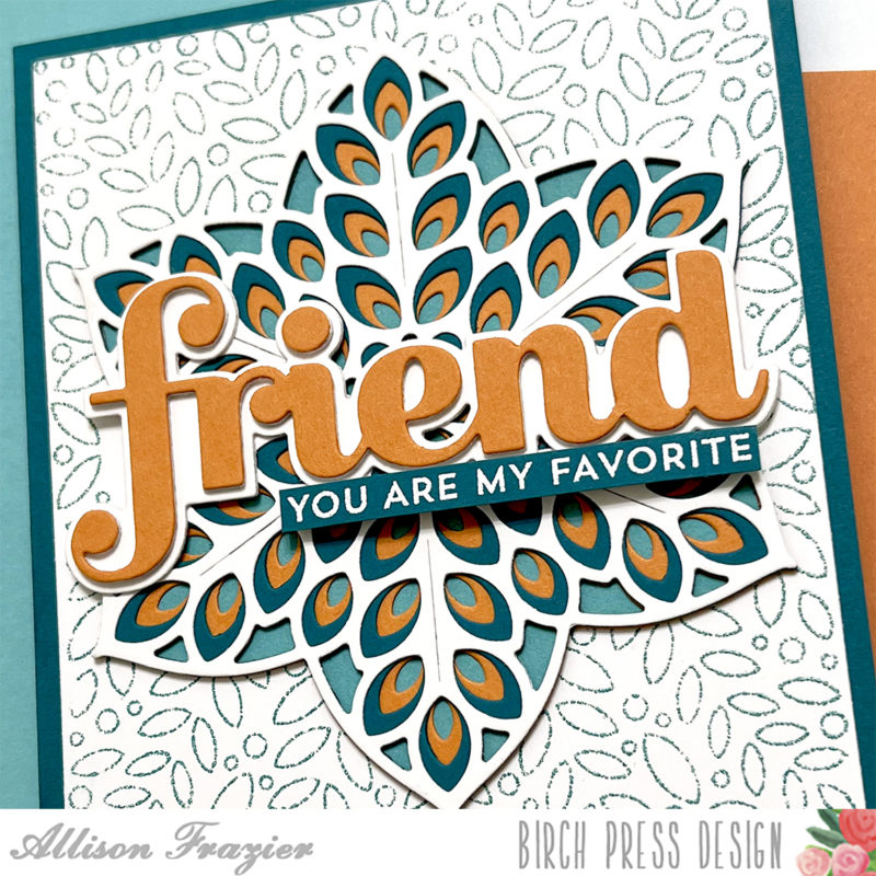 Layered Floral Star | By Allison Frazier – Birch Press Design