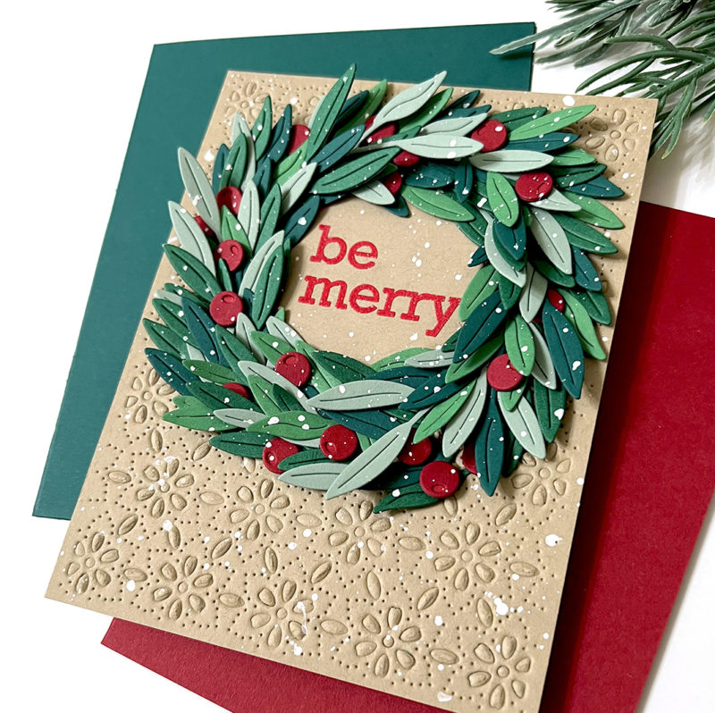 Be Merry Wreath – Birch Press Design