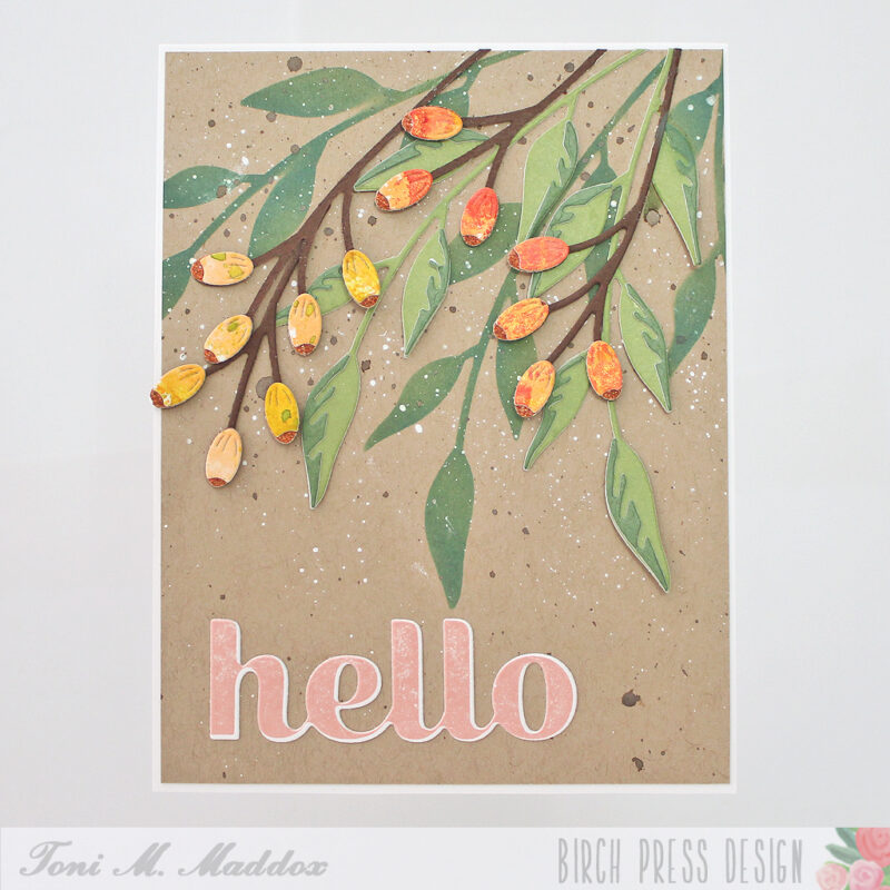 Cotoneaster Greetings | by Toni M Maddox – Birch Press Design