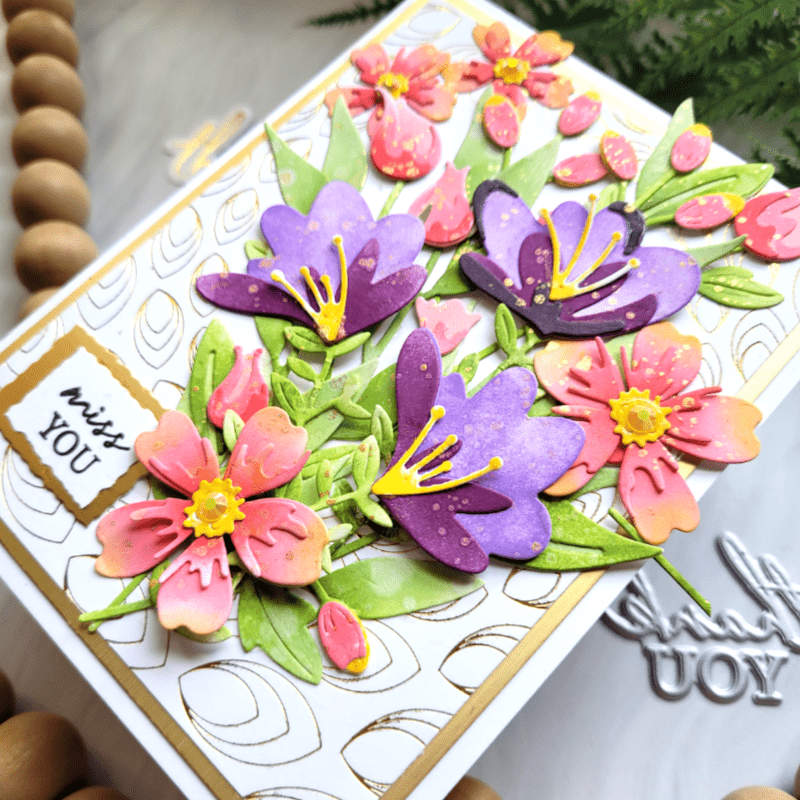Miss You Spring Bouquet | by Colleen Balija – Birch Press Design