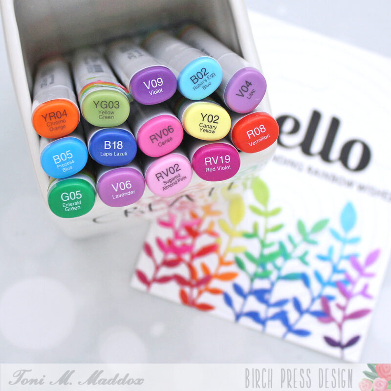 Rainbow Hello | by Toni M Maddox – Birch Press Design