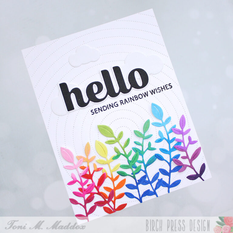 Rainbow Hello | by Toni M Maddox – Birch Press Design