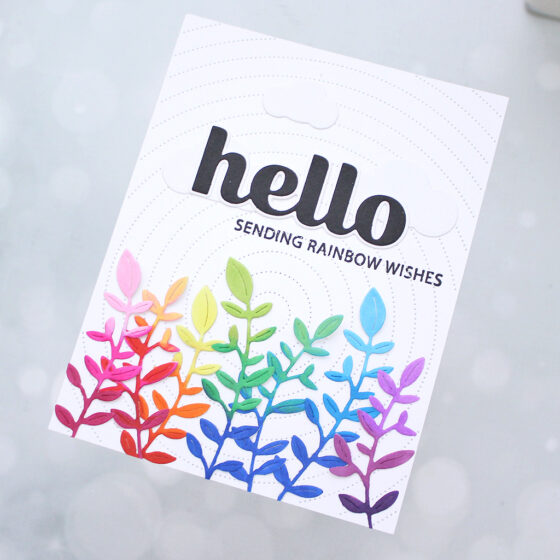 Rainbow Hello | by Toni M Maddox – Birch Press Design