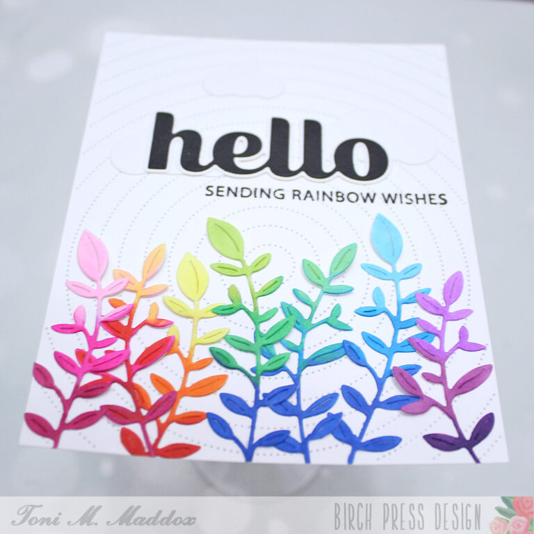 Rainbow Hello | by Toni M Maddox – Birch Press Design