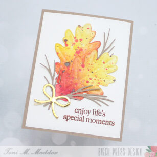 Autumn Leaves Bouquet | by Toni M Maddox – Birch Press Design