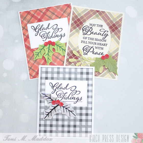 Plaid Three Ways | by Toni M Maddox – Birch Press Design