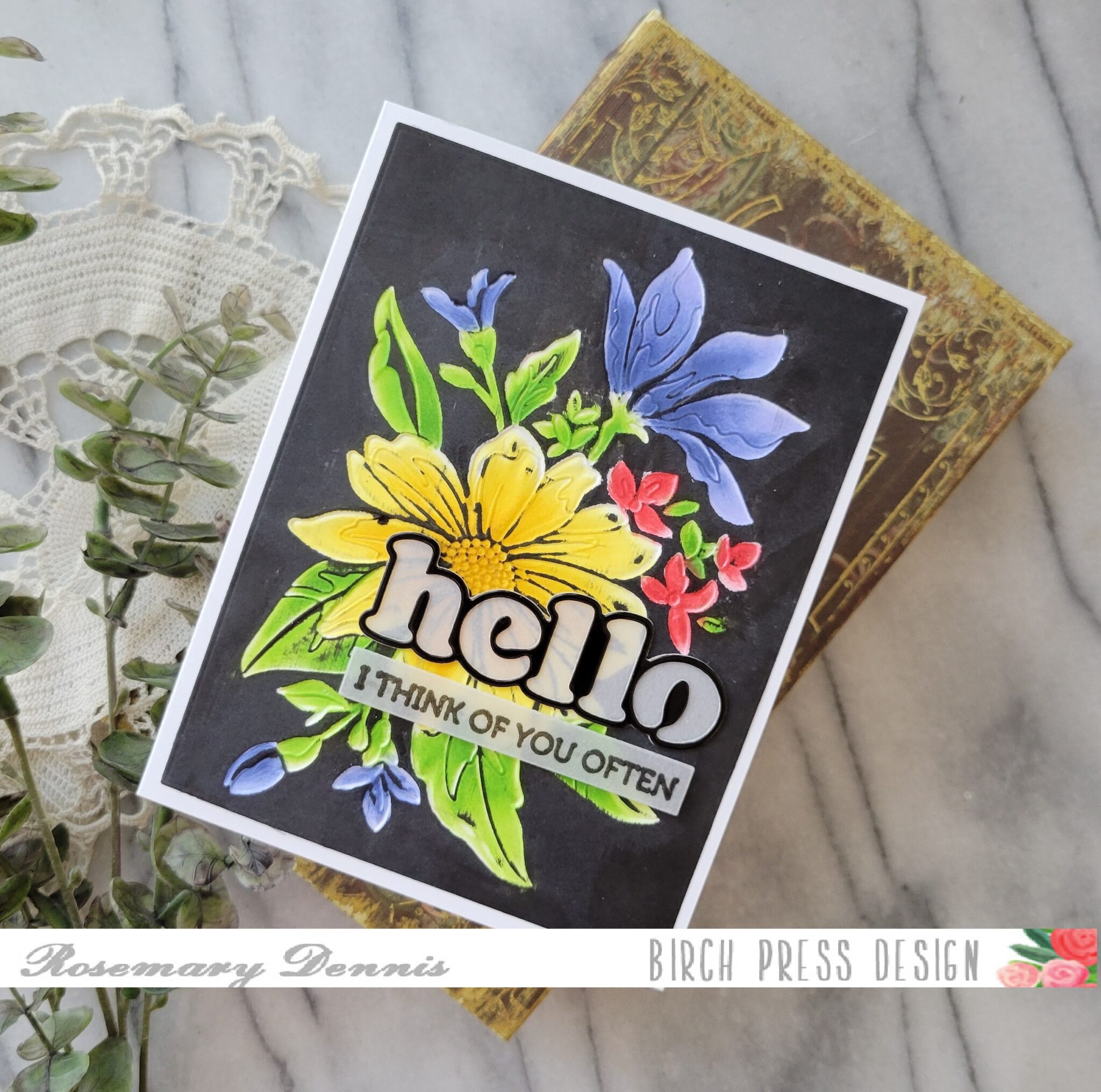 Bold Hello | by Rosemary Dennis – Birch Press Design