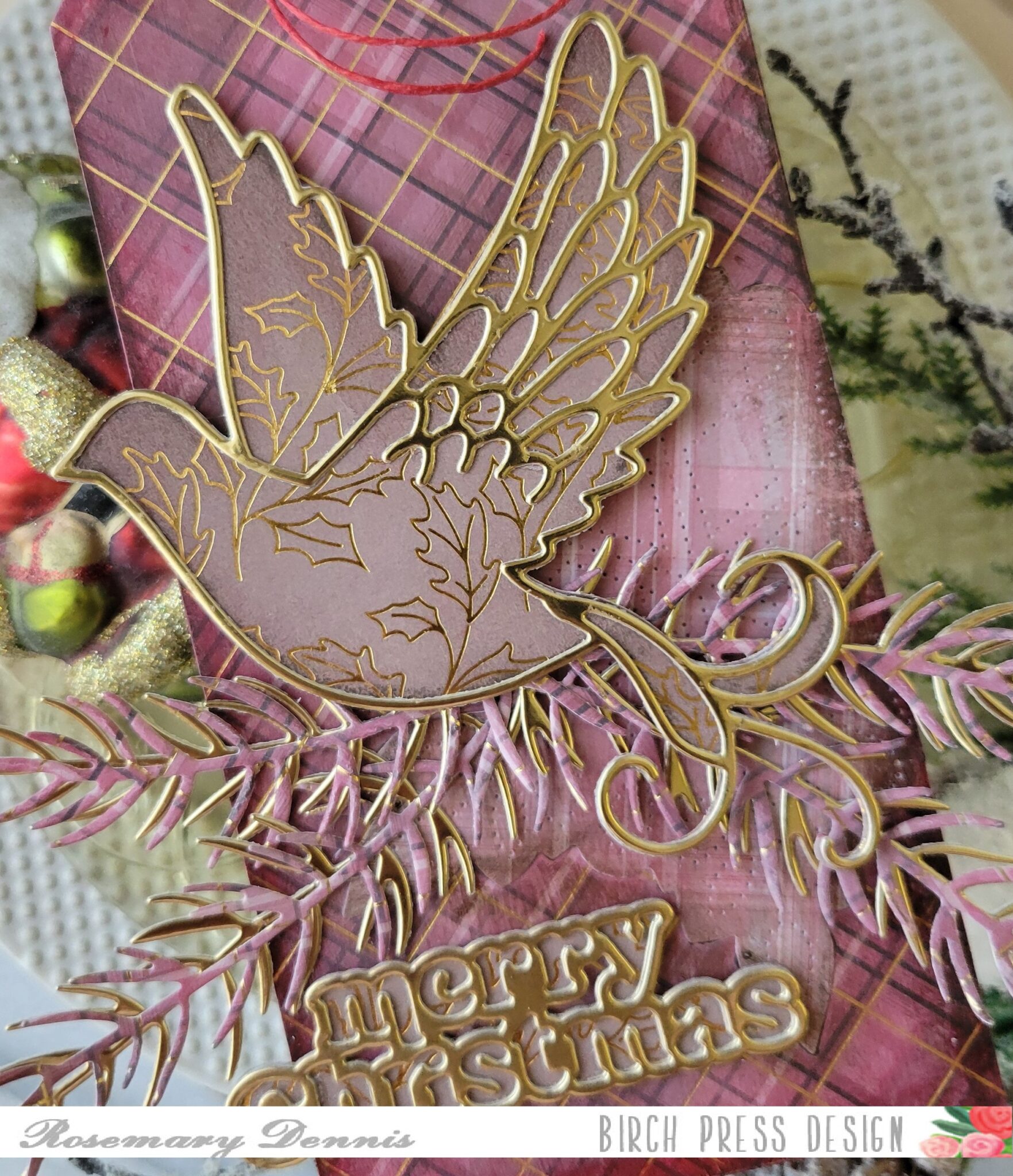 Adornment Dove Tag | by Rosemary Dennis – Birch Press Design