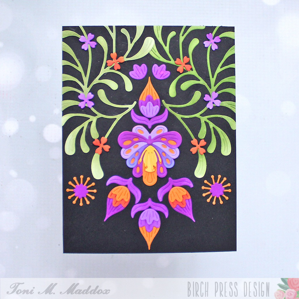Henna Tattoo Mandala Card | by Toni M Maddox – Birch Press Design