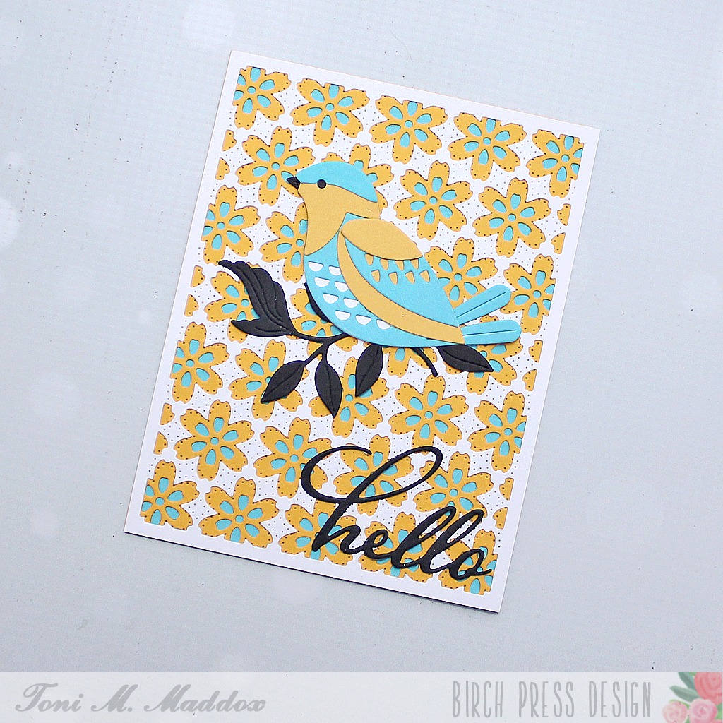 Folk Art Bird | by Toni M Maddox – Birch Press Design