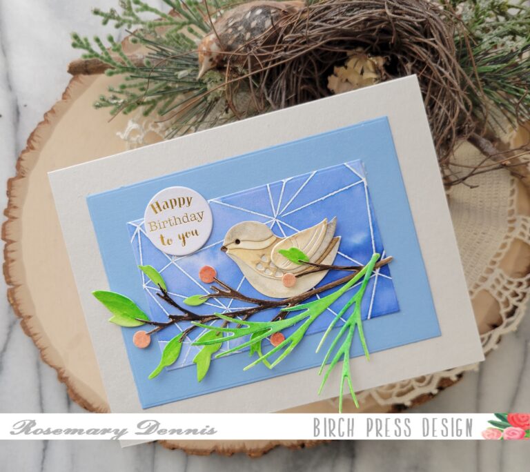 Birthday Wren | by Rosemary Dennis – Birch Press Design