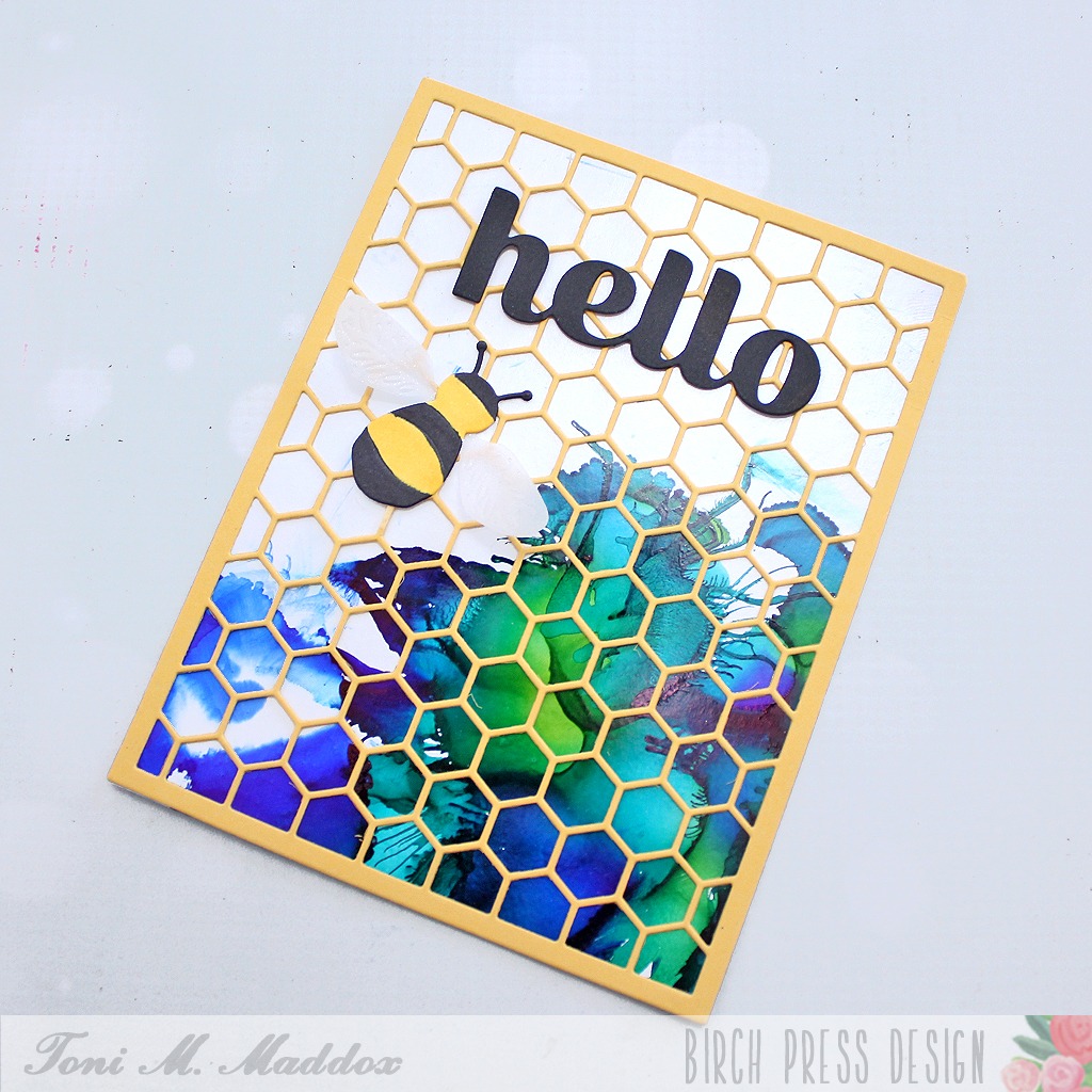 Blue Honey Hello | by Toni M Maddox – Birch Press Design