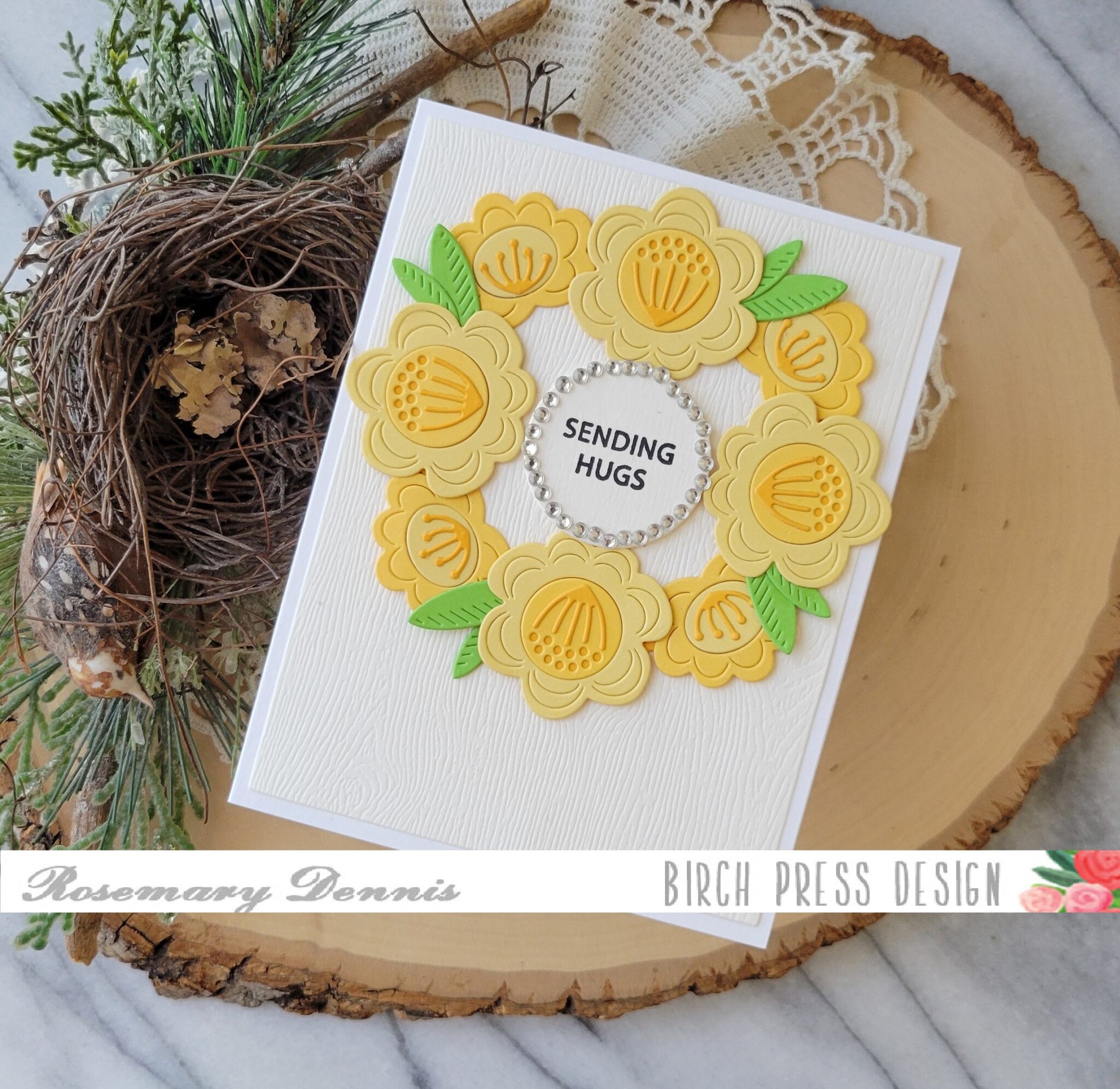 Sending Hugs | by Rosemary Dennis – Birch Press Design