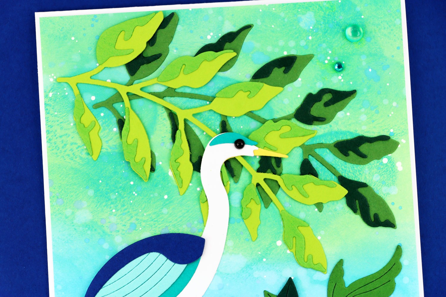 Block Print Crane by Jeanne Jachna – Birch Press Design