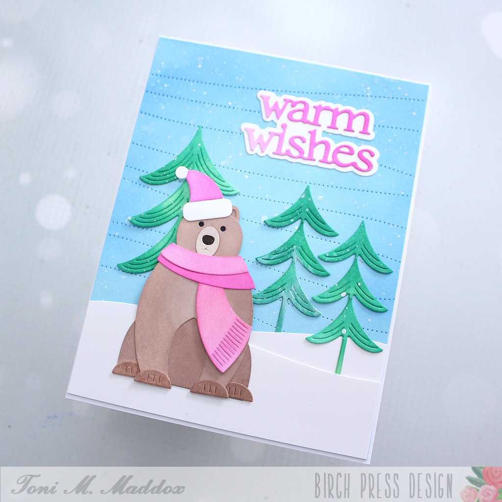 Cozy Winter Bear | by Toni M Maddox – Birch Press Design