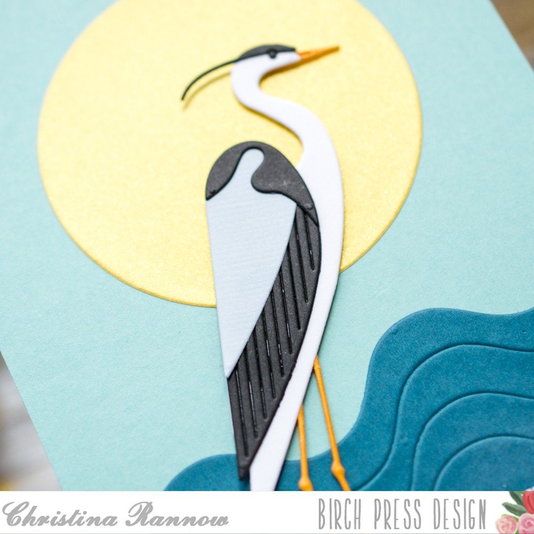 Majestic Heron | by Christina Rannow – Birch Press Design
